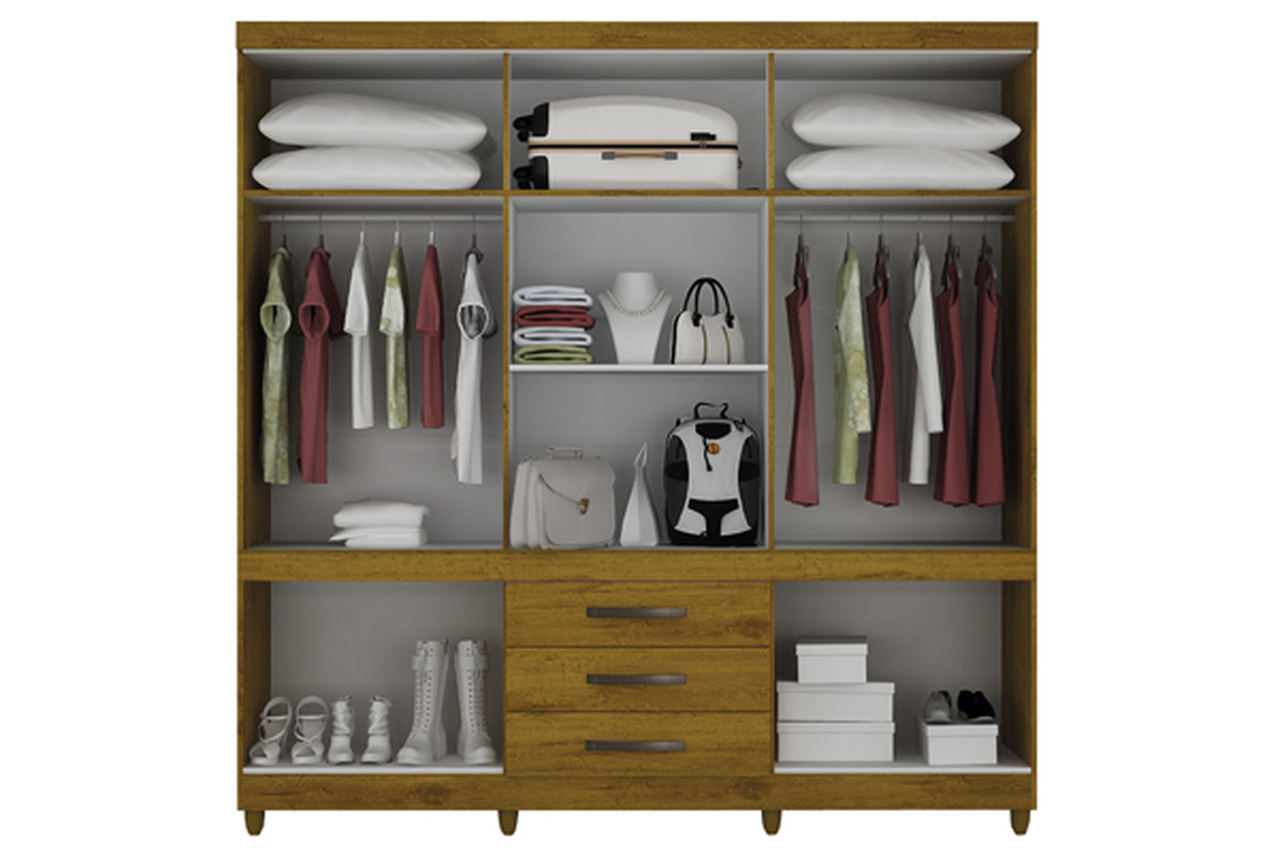 ROUPEIRO PARMA 10 PTS S/ ESP CEDRO RUSTICO